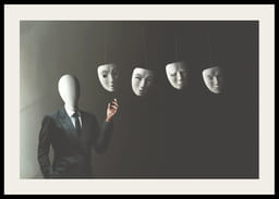 Multiple Identities Poster | Konzeptionell und Surreal | Gallerix.de