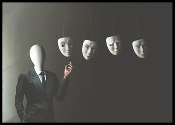 Multiple Identities Poster | Konceptuellt & Surrealistiskt | Gallerix.se