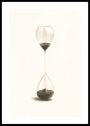 Hourglass Balloon Plakat | Konceptuelt og surrealistisk | Gallerix-home.dk