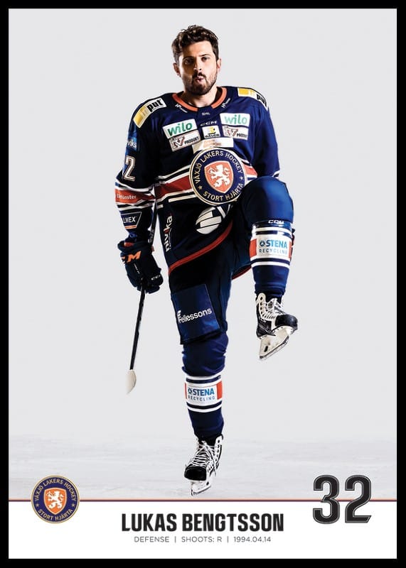 Lukas Bengtsson #32 Poster | Växjö Lakers | Gallerix.se