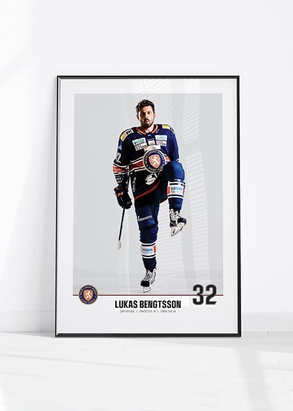 Lukas Bengtsson #32 Poster | Växjö Lakers | Gallerix.se