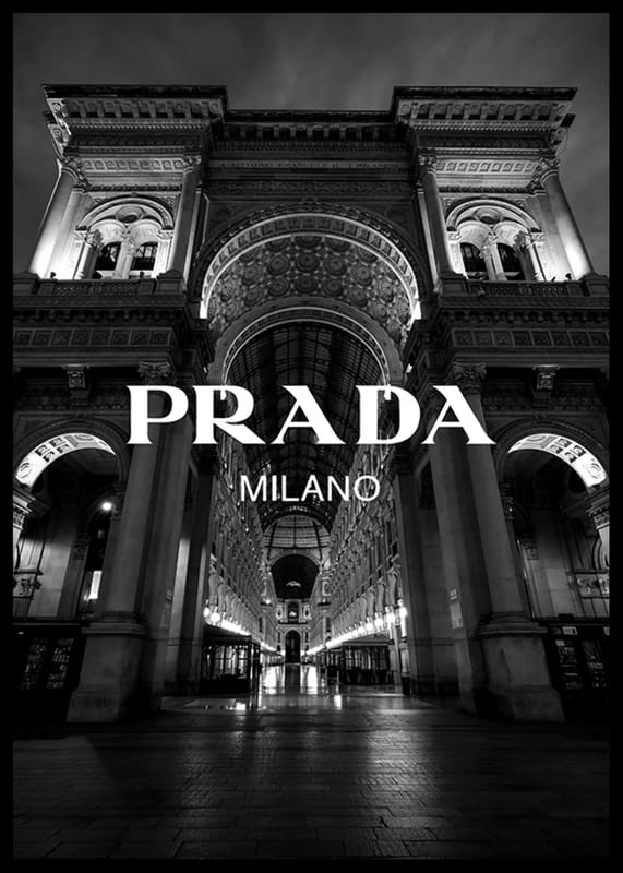 Prada Milano Poster | Mode | Gallerix.se