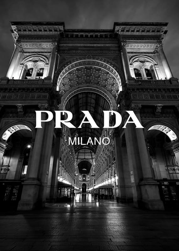 Prada Milano Plagát | Móda | Gallerix.sk