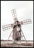 Old Wooden Wind Mill Poster | Natur | Gallerix.se