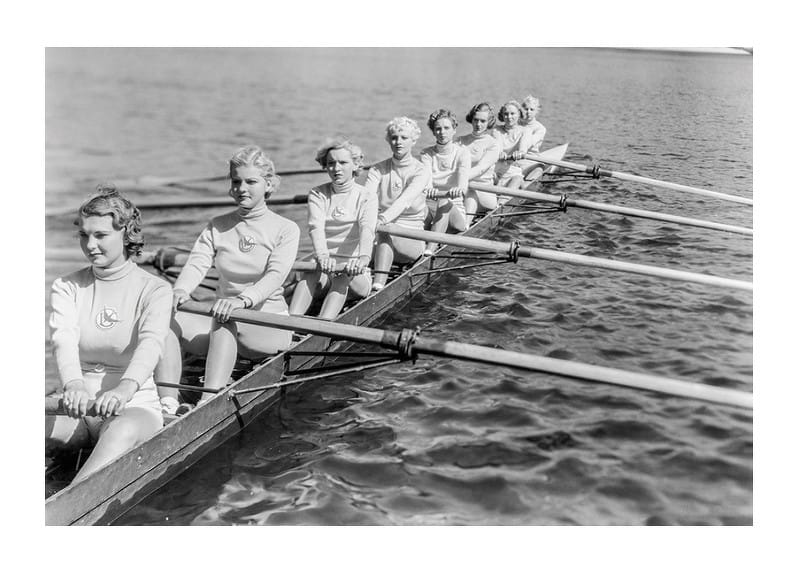 Crew Team Poster | Svartvita | Gallerix.se