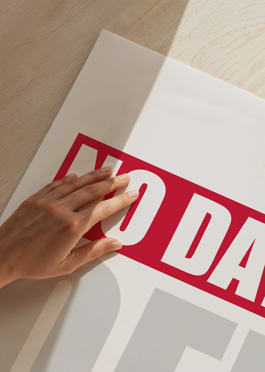 No Days Off Plakat | Plakater med tekst | Gallerix-home.dk