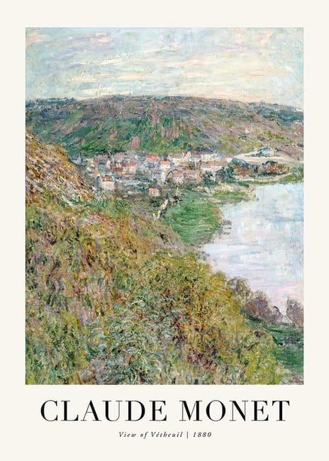 View Of Vetheuil 1880 By Claude Monet Poster | Claude Monet | Gallerix.se