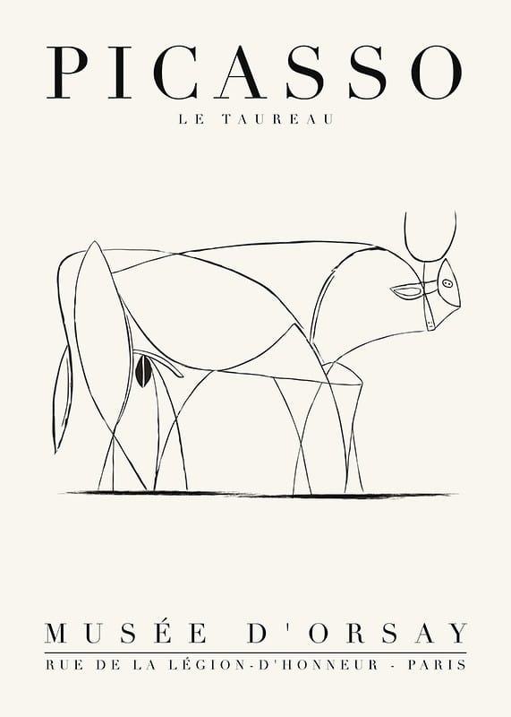 Le Taureau Poster | Pablo Picasso | Gallerix.se