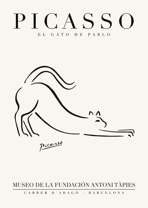 El Gato Poster | Pablo Picasso | Gallerix.se