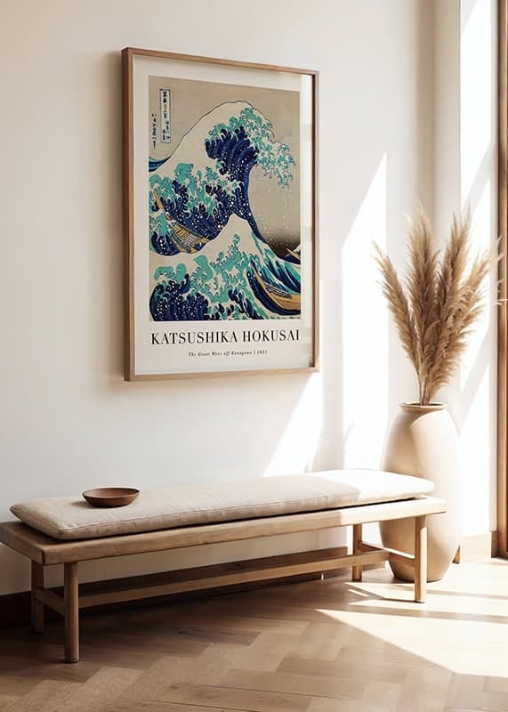 The Great Wave Off Kanagawa By Katsushika Hokusai Poster | Art posters ...