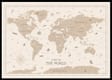 A Map Of The World Juliste | Graafiset | Gallerix.fi