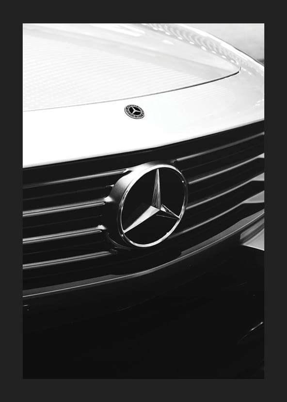 Mercedes Benz Emblem Poster | Mode | Gallerix.se