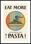 Eat More Pasta Poster | Textposter | Gallerix.de