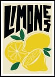Lemons Vintage Retro Poster | Grafiskt | Gallerix.se