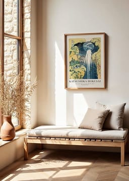 The Amida Falls In The Far Reaches Of The Kisokaidō Road By Katsushika ...