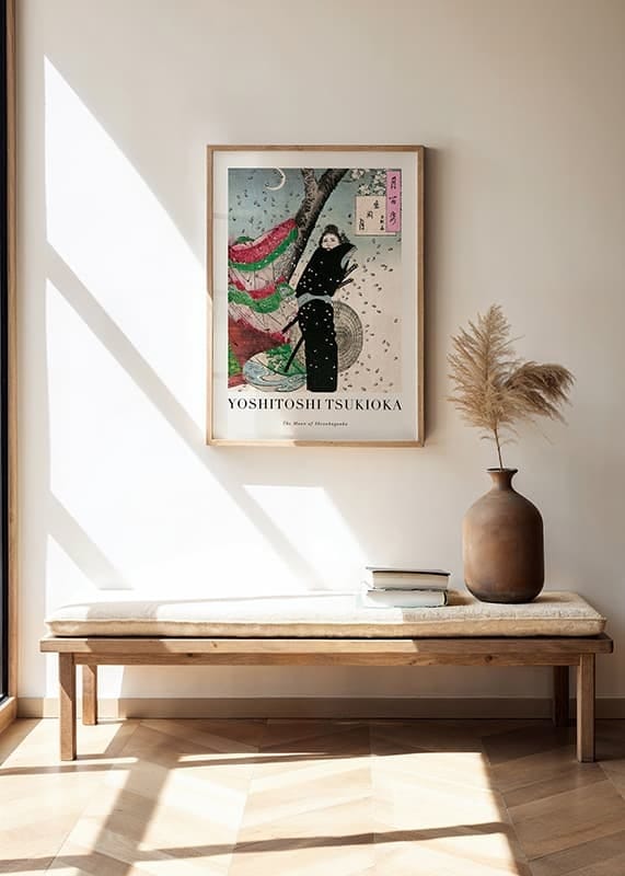 The Moon Of Shinobugaoka By Yoshitoshi Tsukioka Poster | Japandi ...