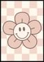 Pink Smiley Flower Poster | Kinderposters | Gallerix.nl