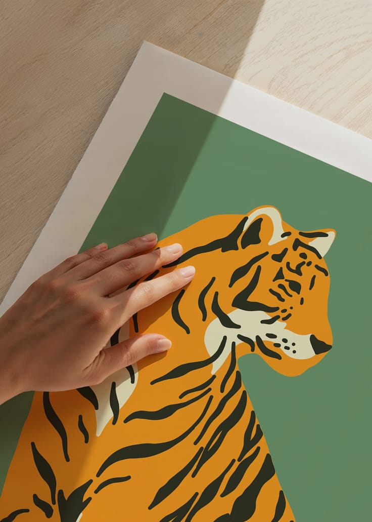 Le Tigre Poster | Kinderposter | Gallerix.de
