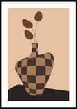 Checkered Vintage Vase No2 Poster | Vintage | Gallerix.se