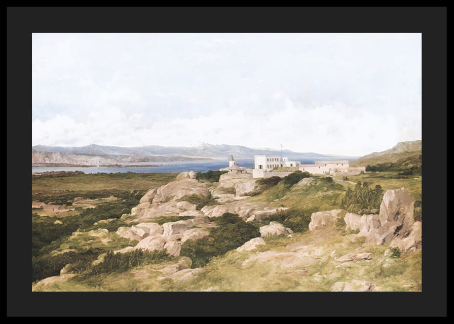 General Garibaldi's Residence At Caprera By Frederick Richard Lee ...