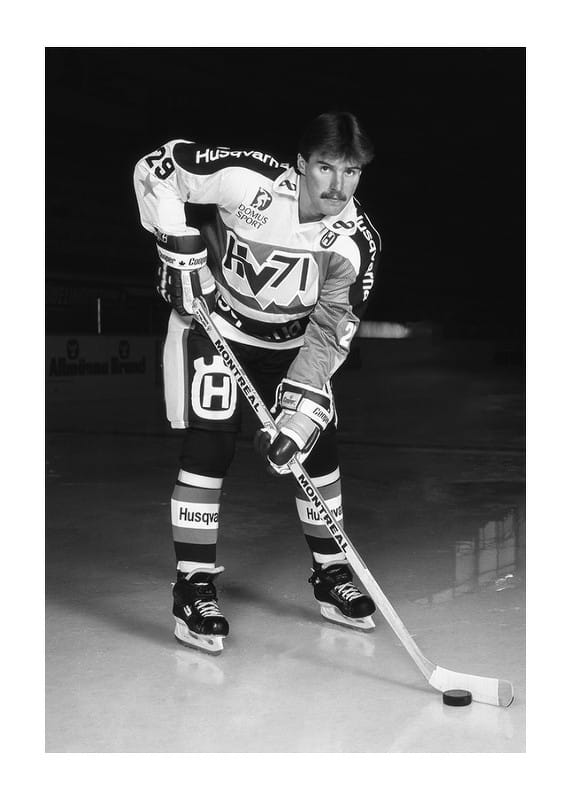 Kari Eloranta B&W Poster | HV71 | Gallerix.se