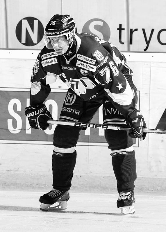 Johan Davidsson B&W Poster | HV71 | Gallerix.se
