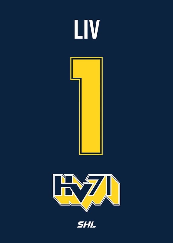 HV71 Legendar #1 Liv Poster | | Gallerix.se