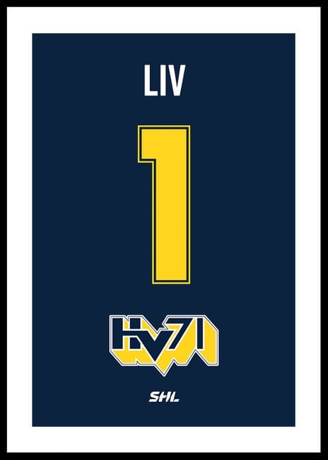 HV71 Legendar #1 Liv Poster | HV71 | Gallerix.se