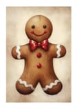 Happy Gingerbread Man Poster | Kinderposter | Gallerix.de