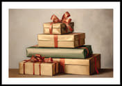 Pile Of Christmas Gifts No1 Poster | Weihnachten | Gallerix.de
