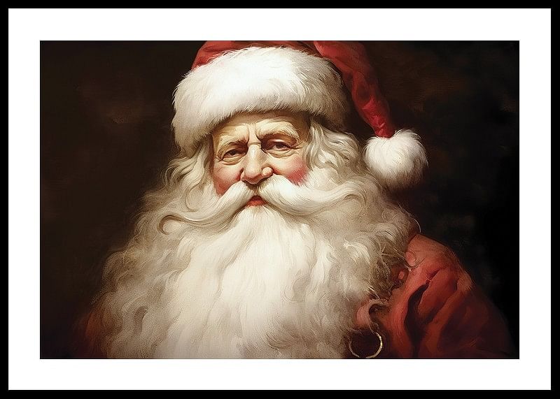 Santa Claus Portrait Poster Christmas Gallerix