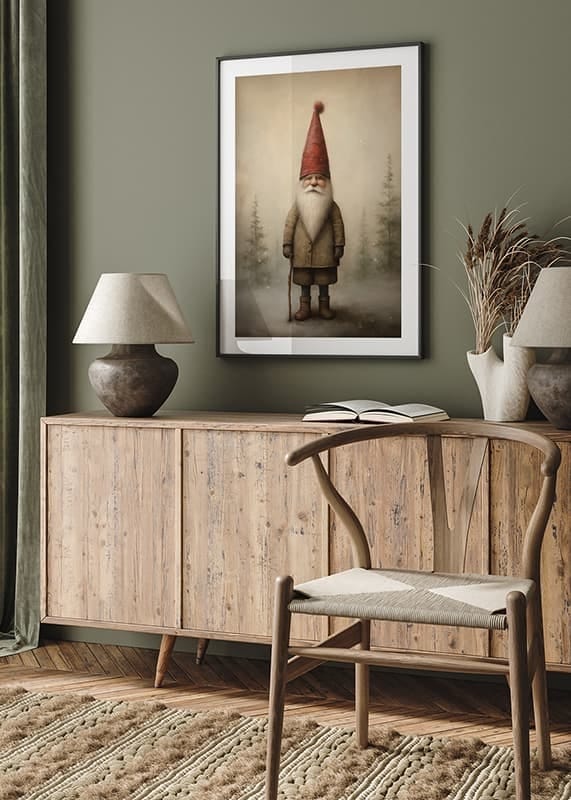 Christmas Gnome Poster | | Gallerix.se