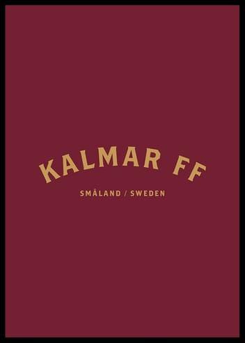 Kalmar FF Branding No1 Poster | Kalmar FF | Gallerix.se