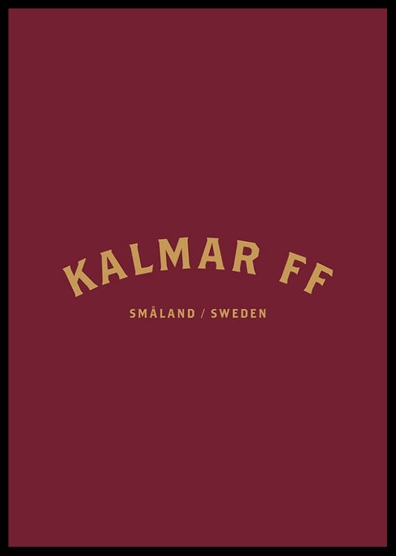 Kalmar FF Branding No1 Poster | Kalmar FF | Gallerix.se