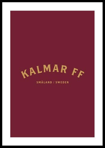 Kalmar FF Branding No1 Poster | Kalmar FF | Gallerix.se