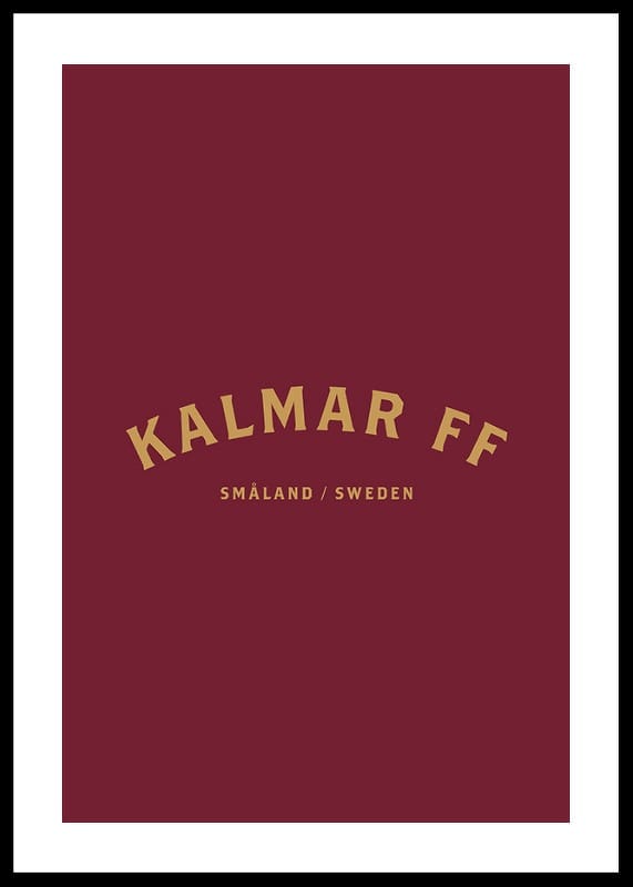 Kalmar FF Branding No1 Poster | Kalmar FF | Gallerix.se