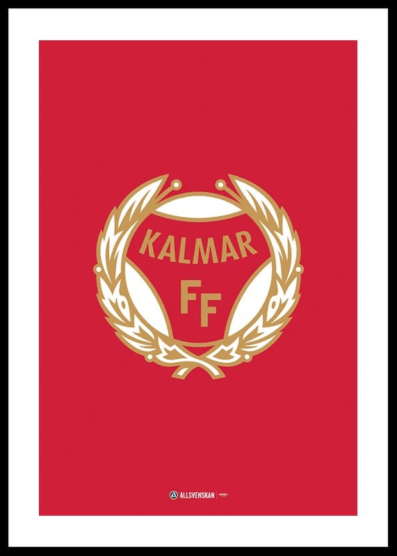 Kalmar FF Logo Allsvenskan Poster | Kalmar FF | Gallerix.se