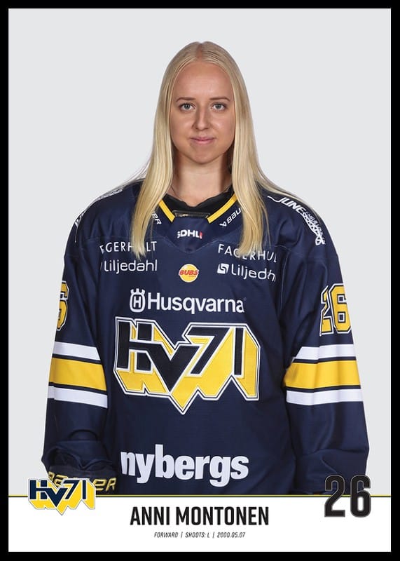 Anni Montonen #26 HV71 2023/2024 Poster | HV71 | Gallerix.se