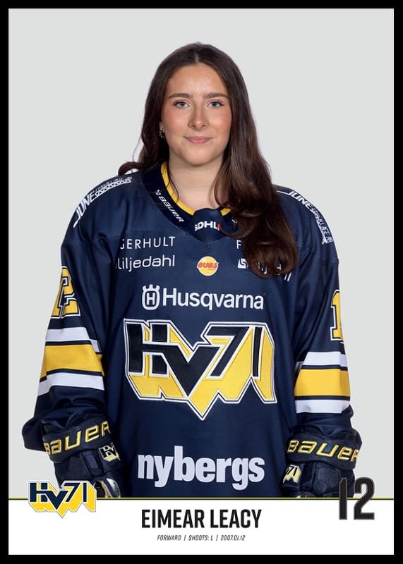 Eimear Leacy #12 HV71 2023/2024 Poster | HV71 | Gallerix.se