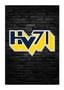 HV71 Brick Wall Logo Poster | | Gallerix.se
