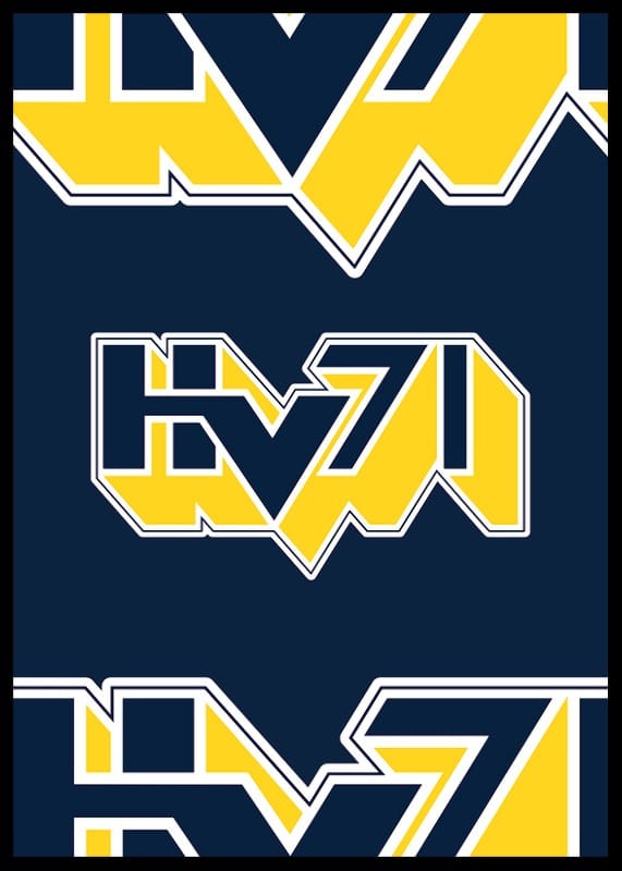 HV71 Logo Branded Poster | HV71 | Gallerix.se
