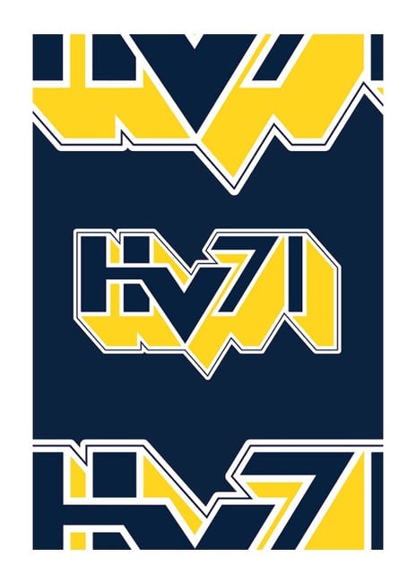 HV71 Logo Branded Poster | HV71 | Gallerix.se