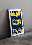 HV71 Logo Branded Poster | HV71 | Gallerix.se