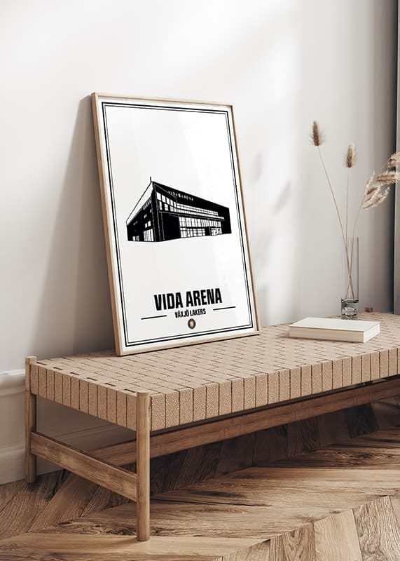 Vida Arena Skiss Växjö Lakers Poster | Växjö Lakers | Gallerix.se