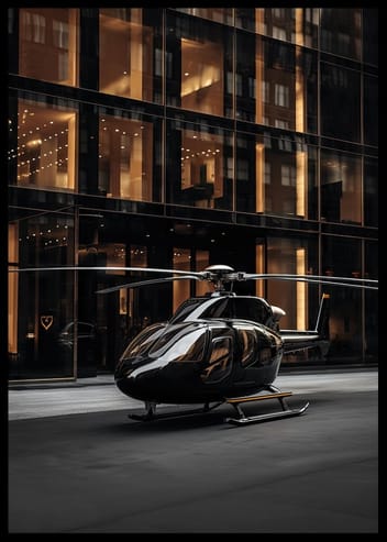 Helicopter Street View No2 Poster | Mode | Gallerix.de