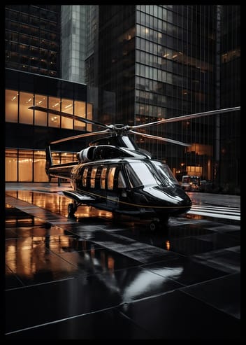 Helicopter Street View No1 Poster | Mode | Gallerix.de
