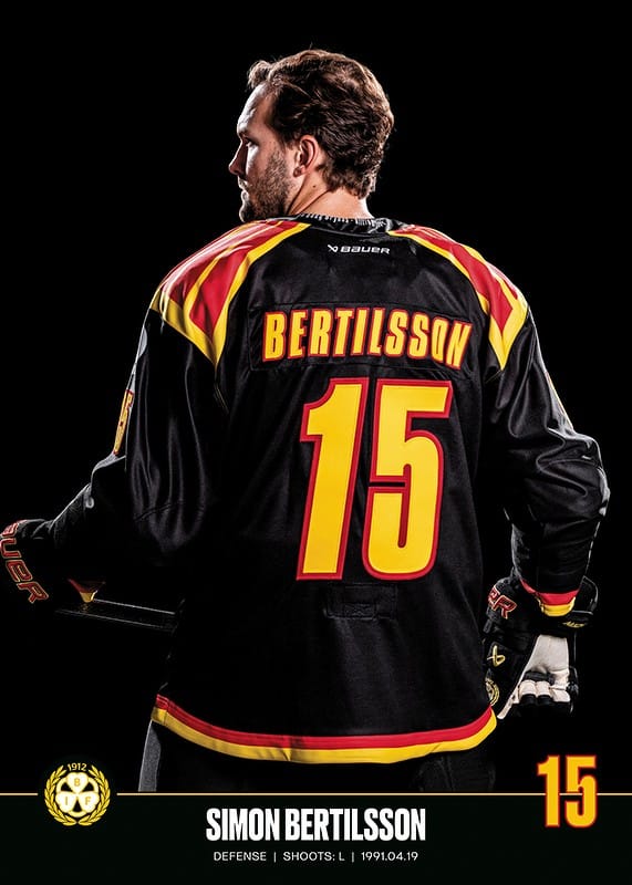 Simon Bertilsson #15 Brynäs IF 2023/2024 Poster | Brynäs IF | Gallerix.se
