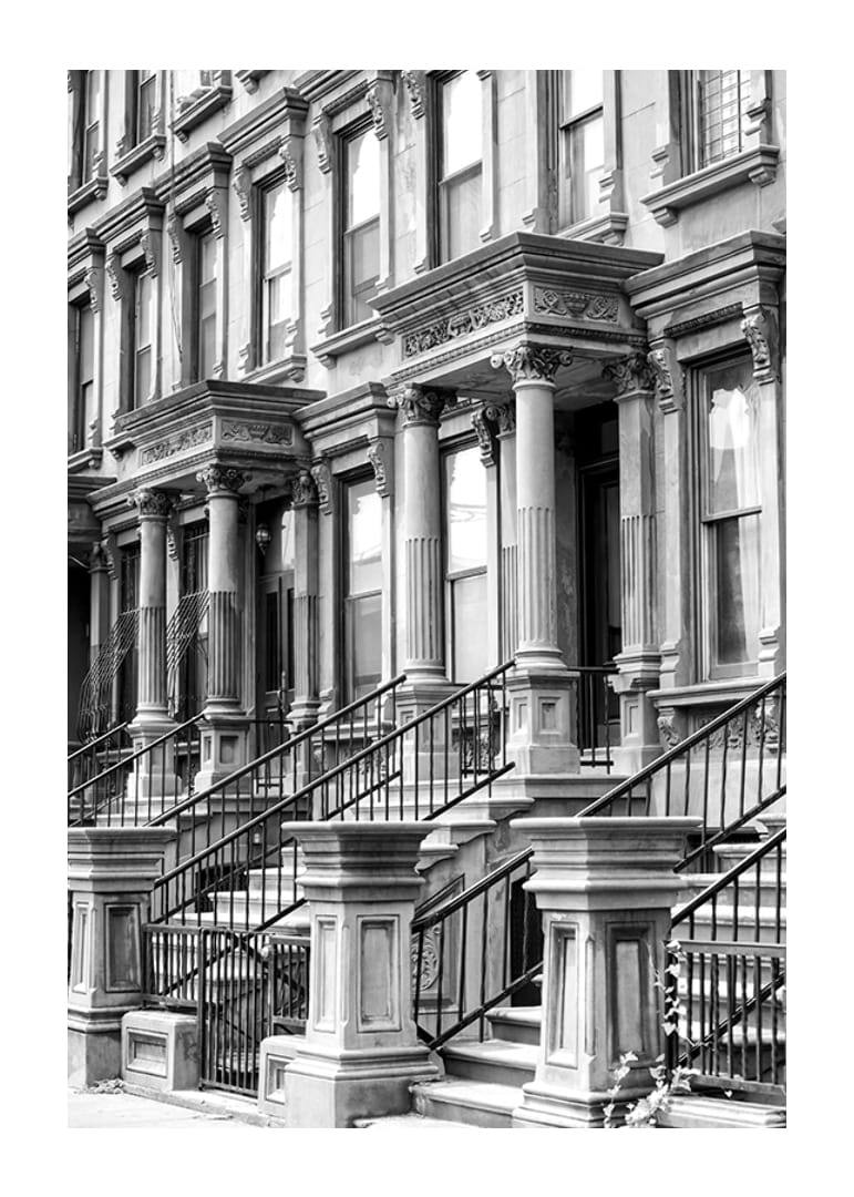 New York Townhouse Poster | Fotokonst | Gallerix.se