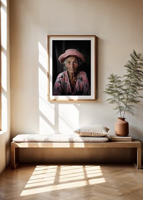 Old Woman Poster | Fotokonst | Gallerix.se