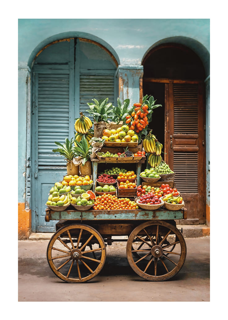 Fruit Cart Poster | Fotokonst | Gallerix.se